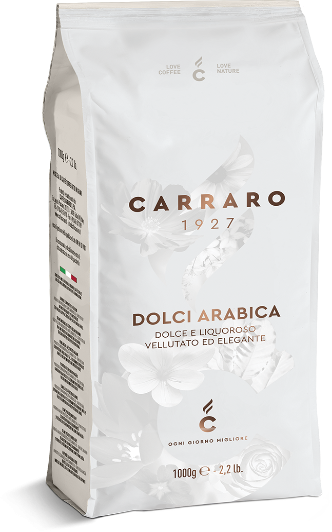 CARRARO DOLCI ARABICA – 1000 BEANS - Espresso Club Egypt