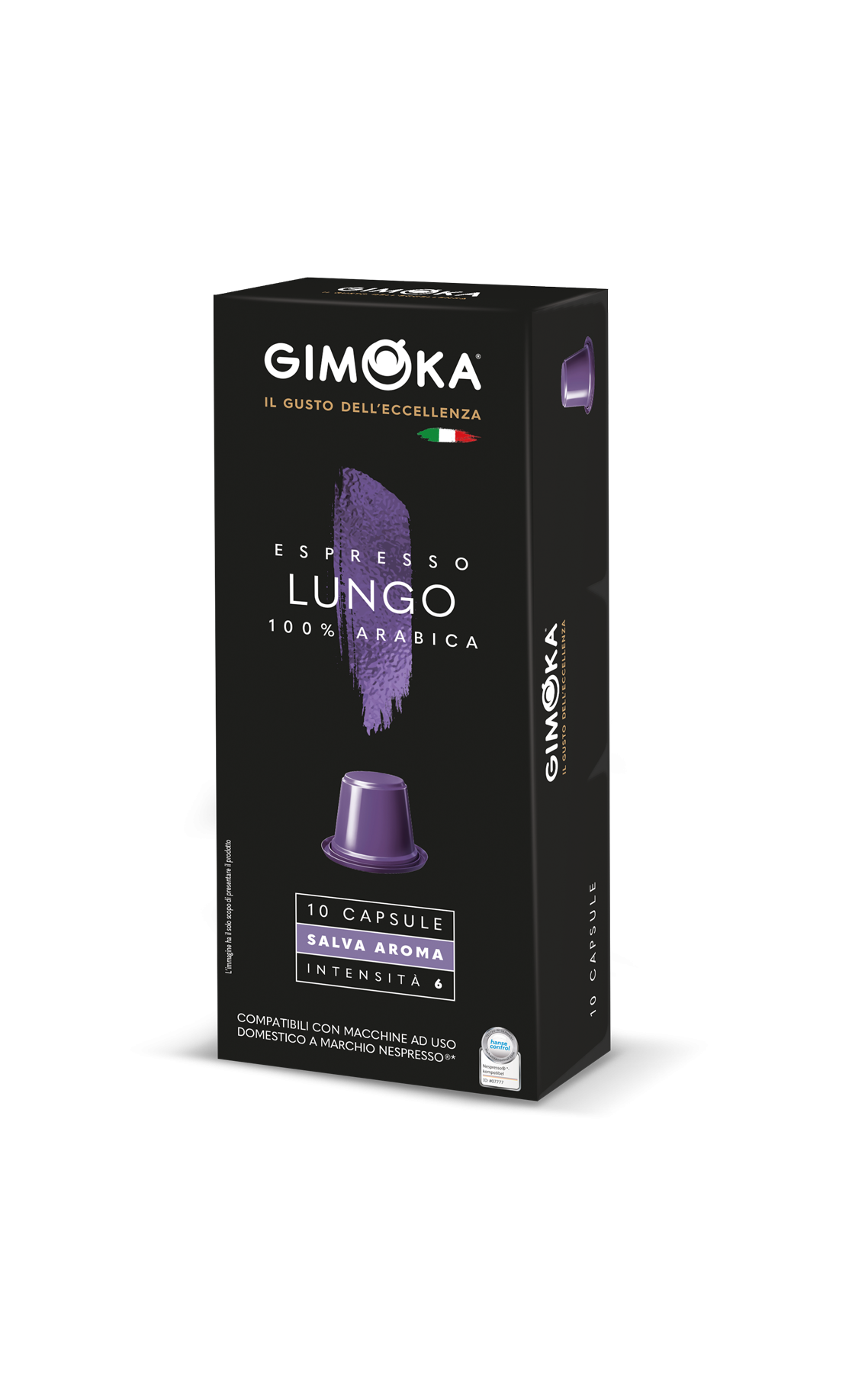 Gimoka Lungo - 10 Nespresso CAPS - Espresso Club Egypt