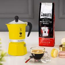 Bialetti Rainbow Yellow 1 cup - Espresso Club Egypt